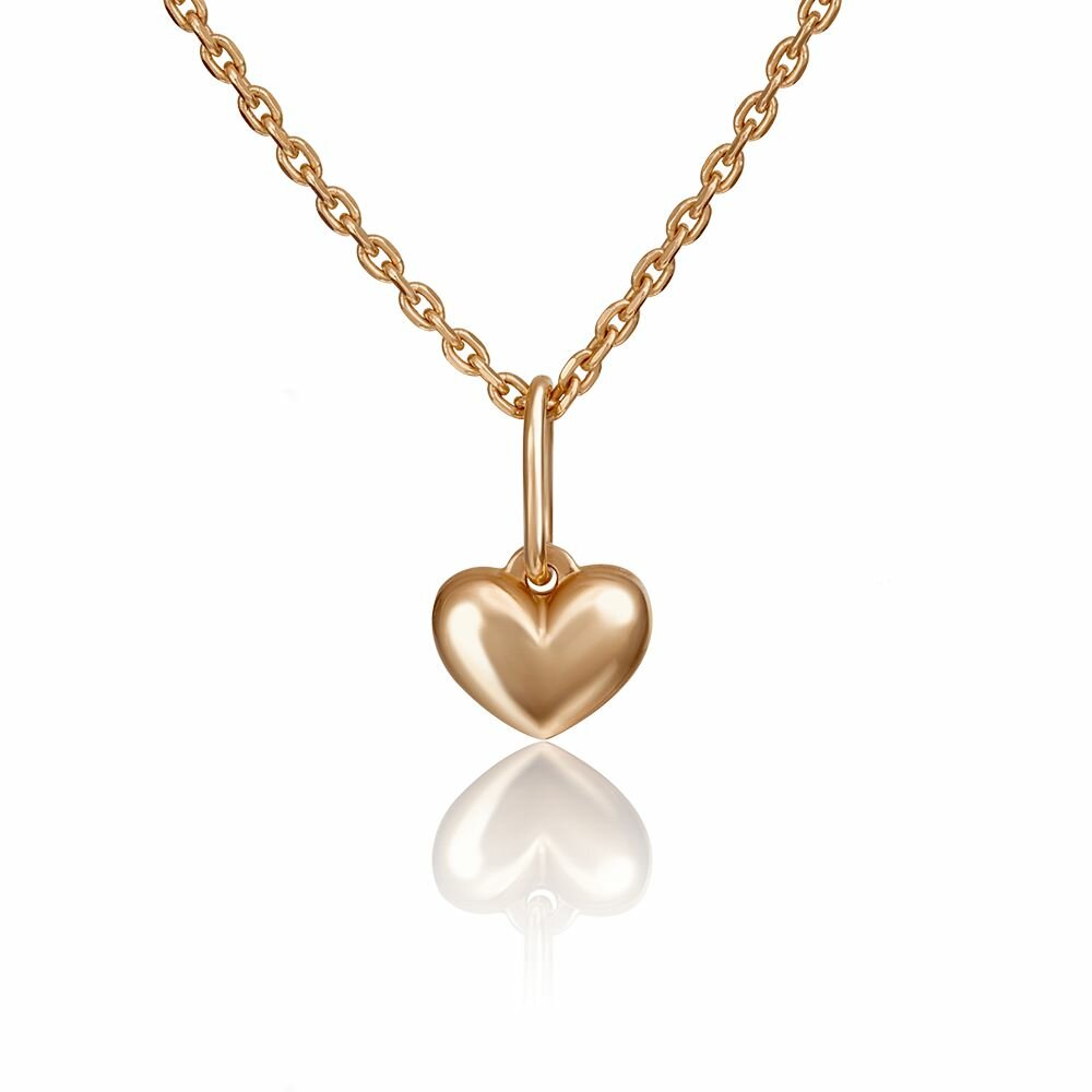 Подвеска, красное золото, 585 проба