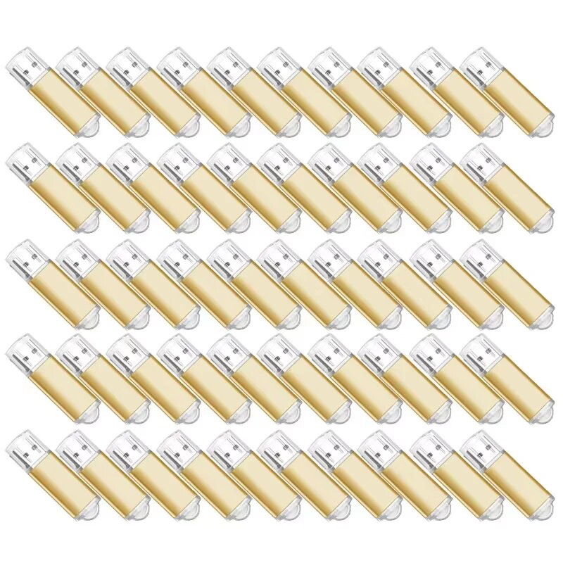Ceamere USB 2.0 флеш-накопители 4-64 ГБ Бежевый, 512MBX50PCS, Gold-50PCS