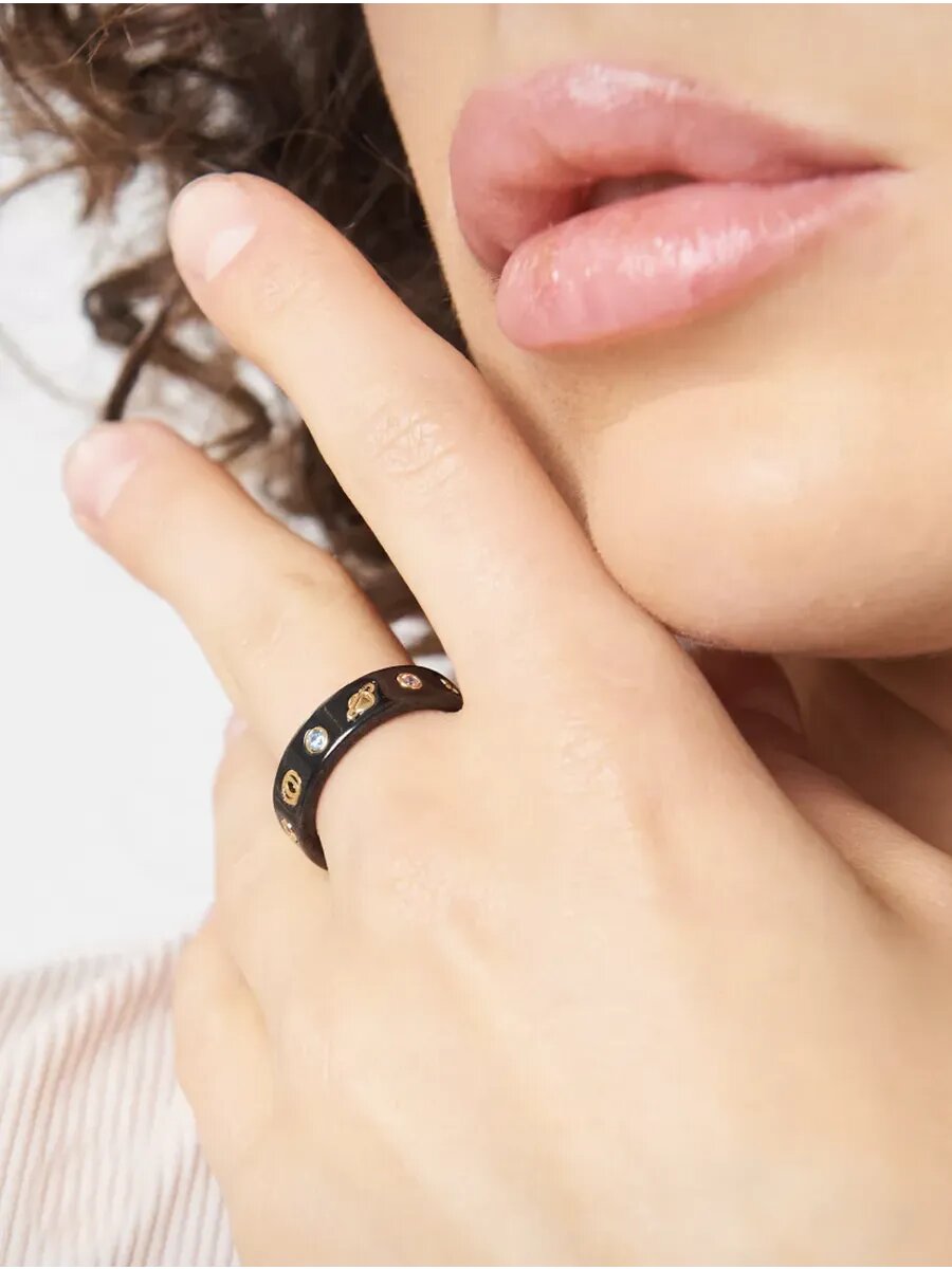 Кольцо, фианит, кристалл, циркон