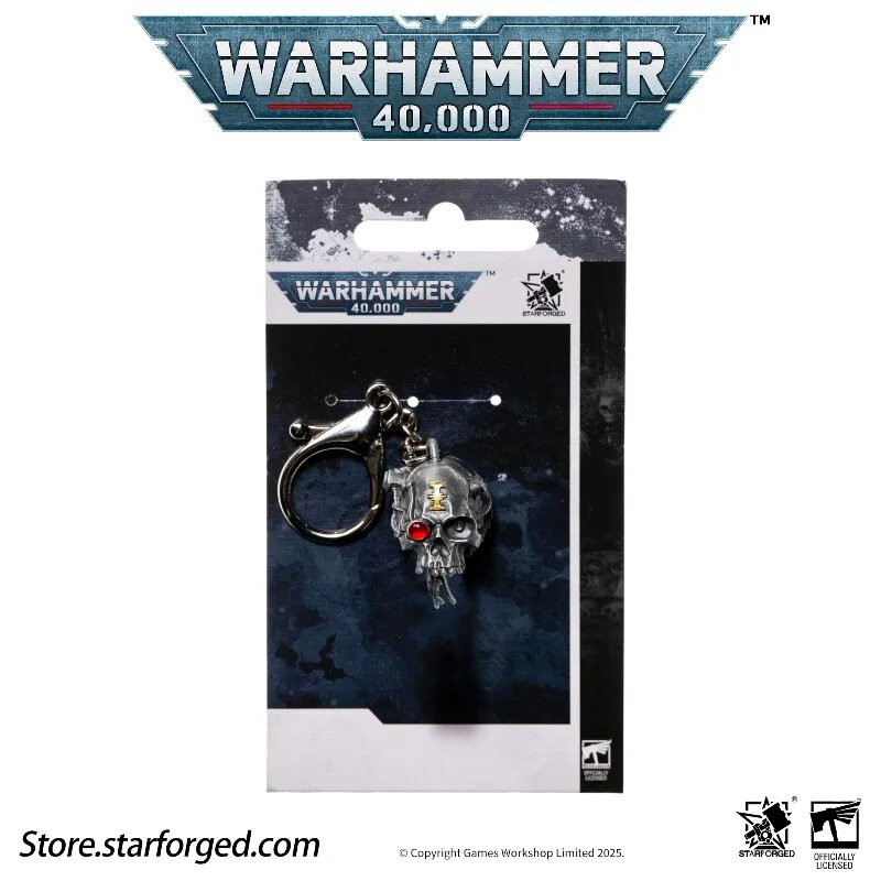 JOY TOY Starforged Warhammer 40K Сервочереп брелок