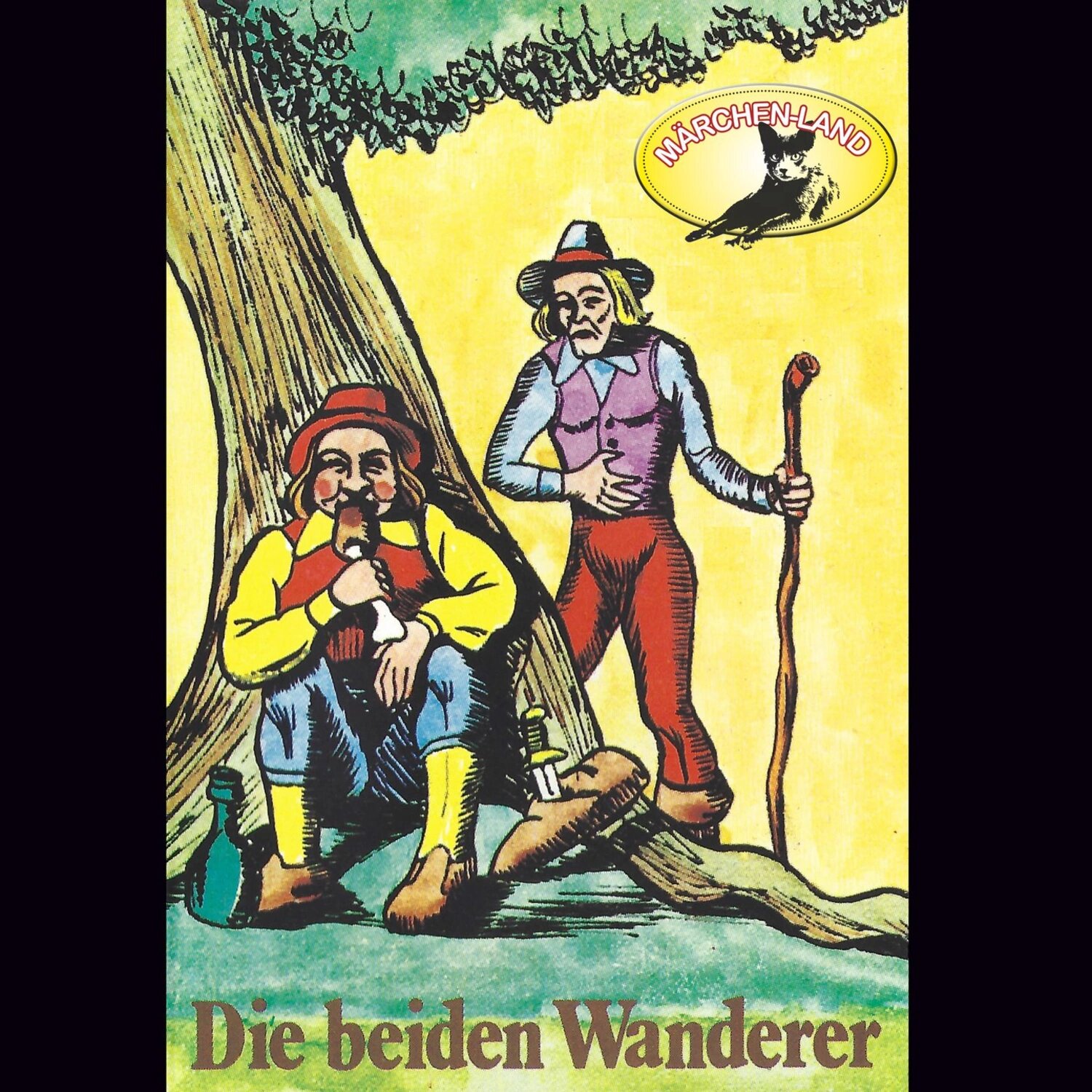 Gebrüder Grimm, Die beiden Wanderer / Der Geist im Glase [Аудиокнига]