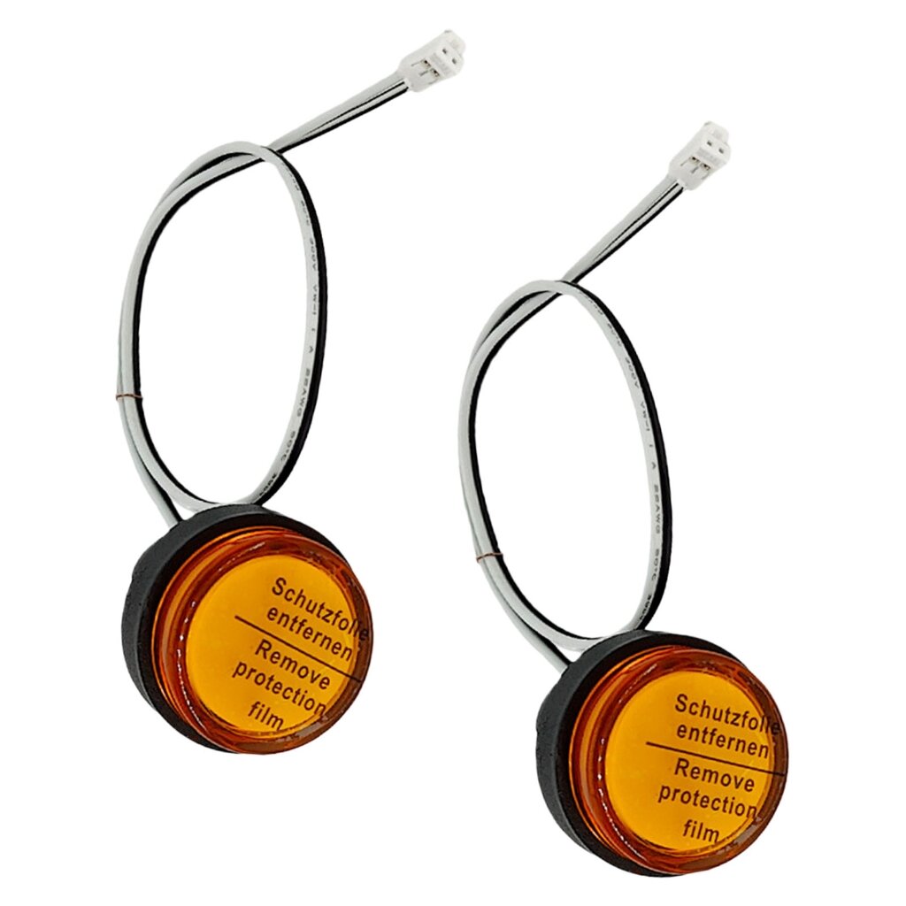 1 Пара Указателей Поворота Электрического Скутера Водонепроницаемые Индикаторы Поворота Лампы Электрического Скутера Запасные Аксессуары