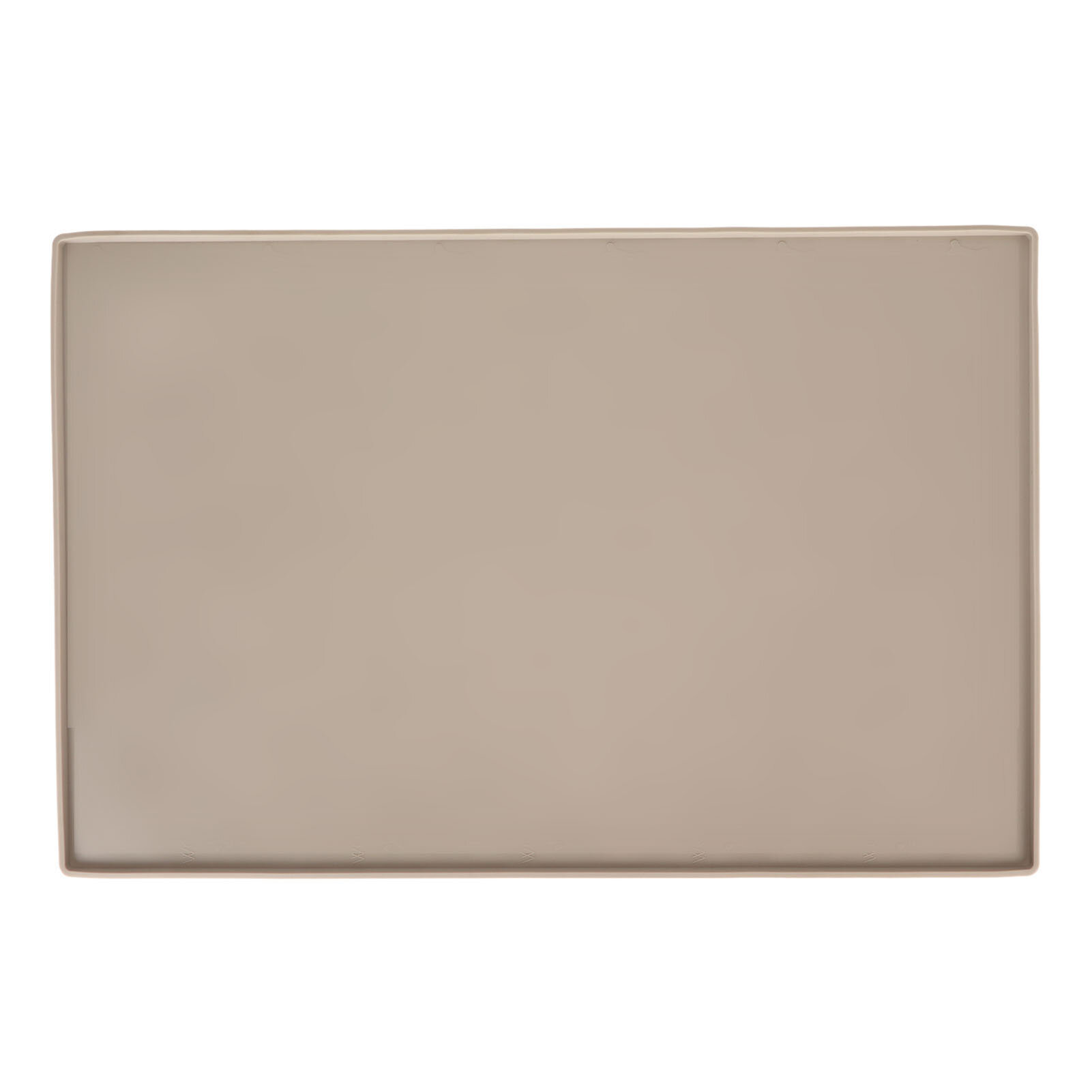 Силиконовый коврик для кормления домашних животных, предотвращающий проливание еды и воды, водонепроницаемый, бежевый