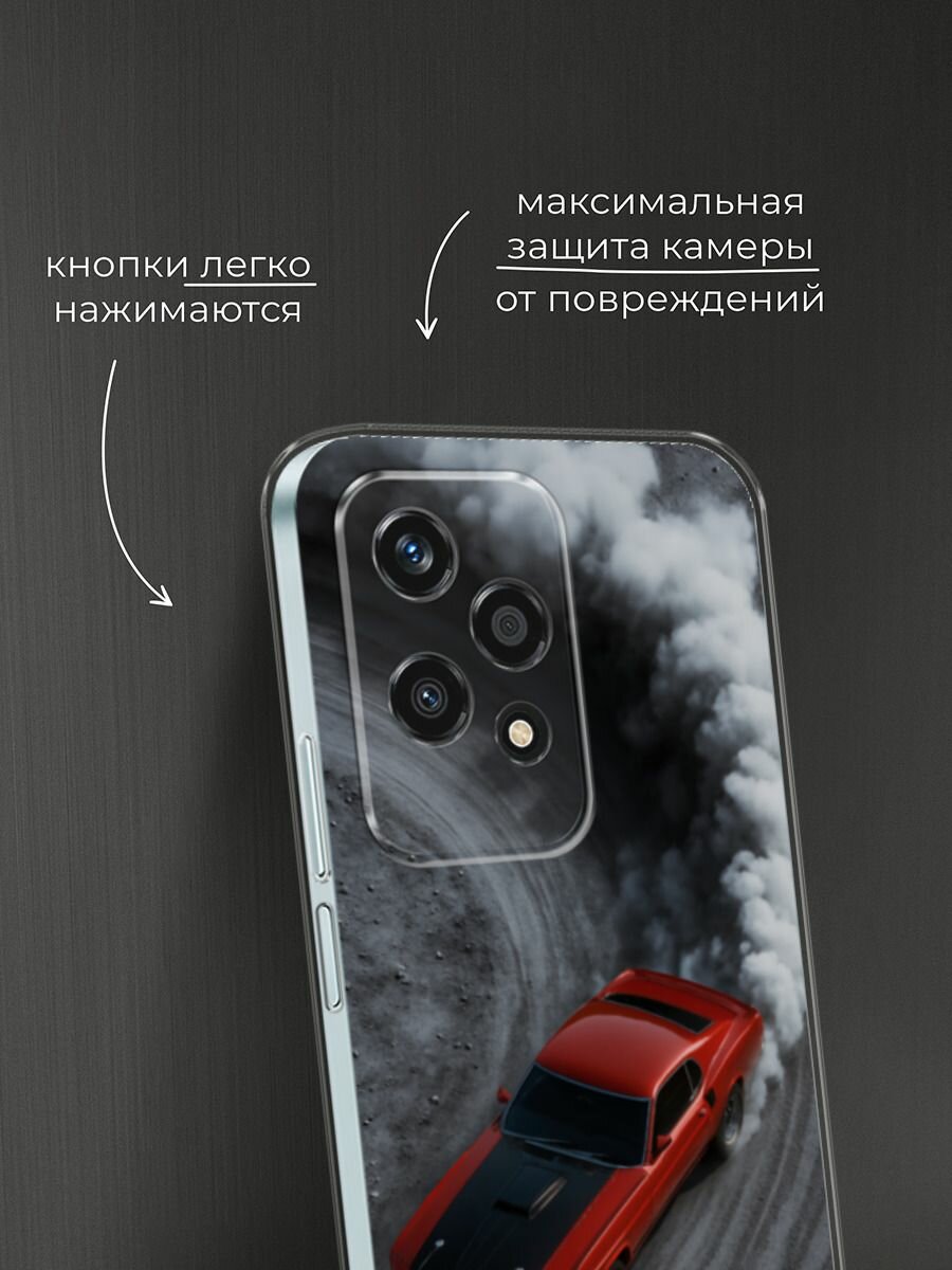 Чехол на Honor 200 Lite / Хонор 200 Лайт с принтом Скоростная машина 2 — фото 1
