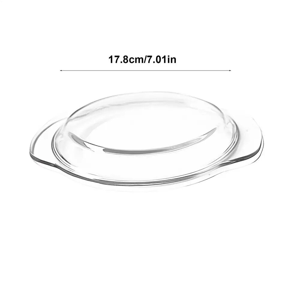 Стеклянная крышка аэрогриля Термостойкая крышка для кипячения Антимасляная крышка фритюрницы Стеклянная крышка для сково