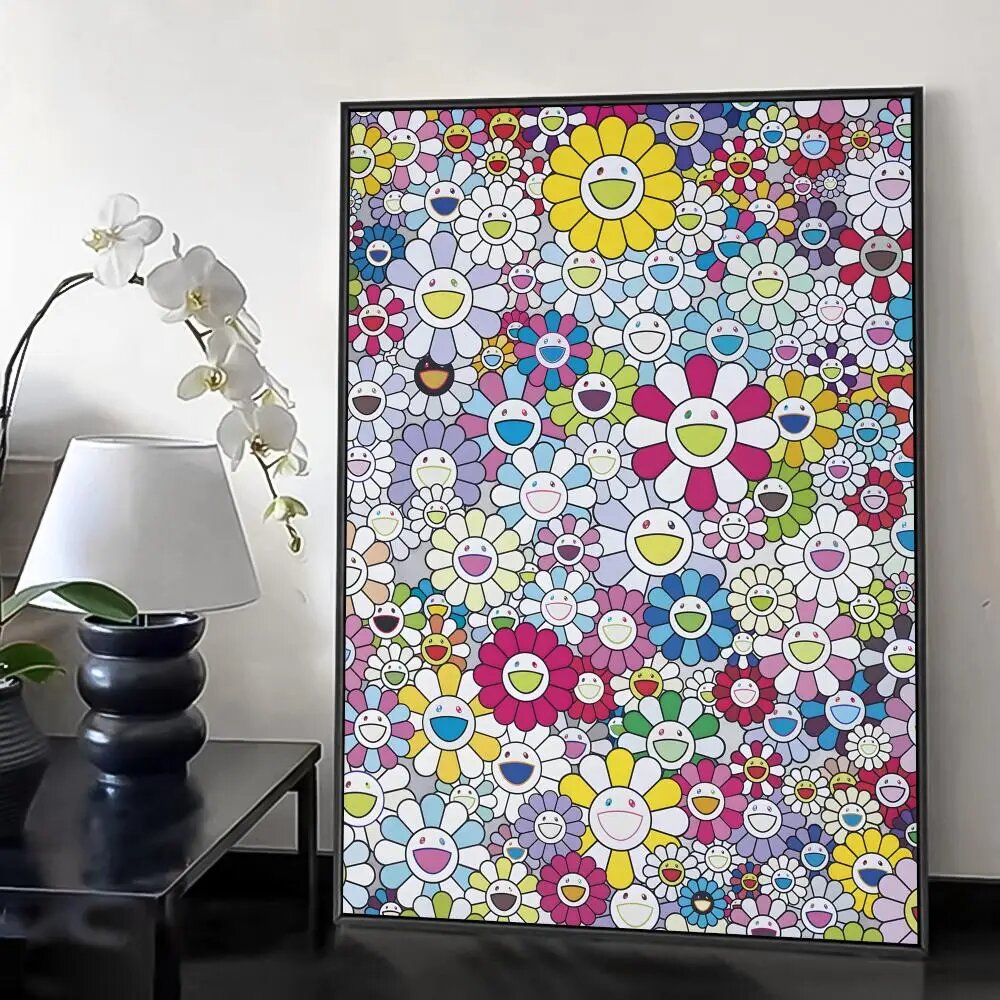 Мода M-Murakami T-Takashi цветы картина каллиграфия холст настенный художественный декор интерьерный постер для украшения дома и комнаты