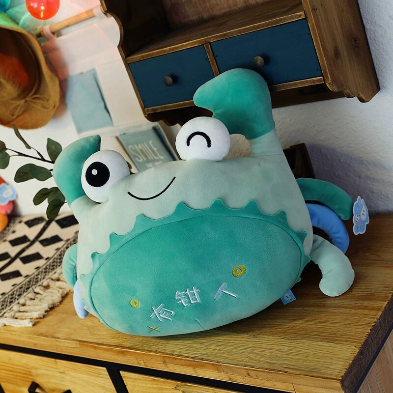 Креативный подарок, милая кукла-краб, плюшевая игрушка, подушка для кровати, волосатый краб, детский подарок на день