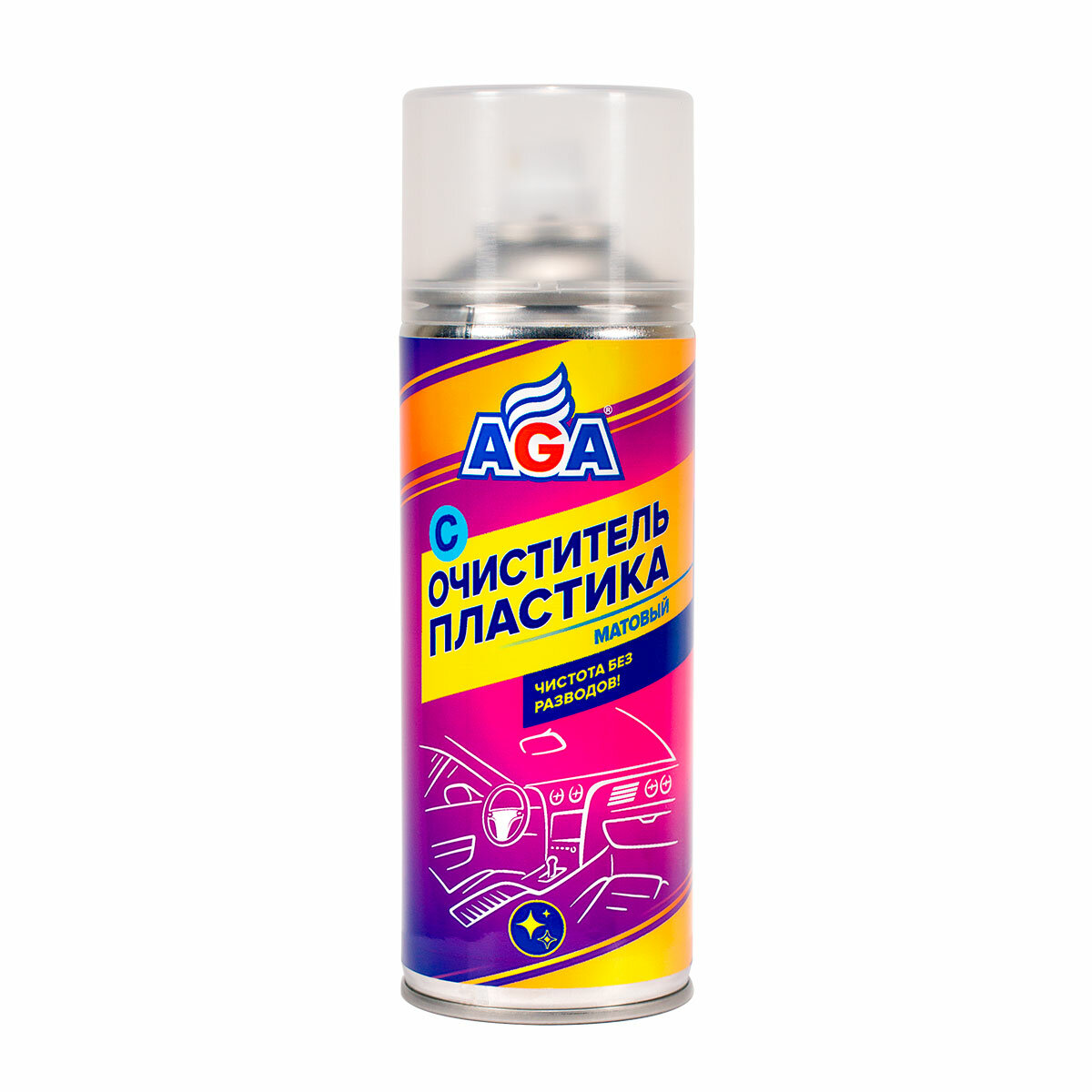 Очиститель пластика с матовым эффектом AGA457C, С7, AGA457C