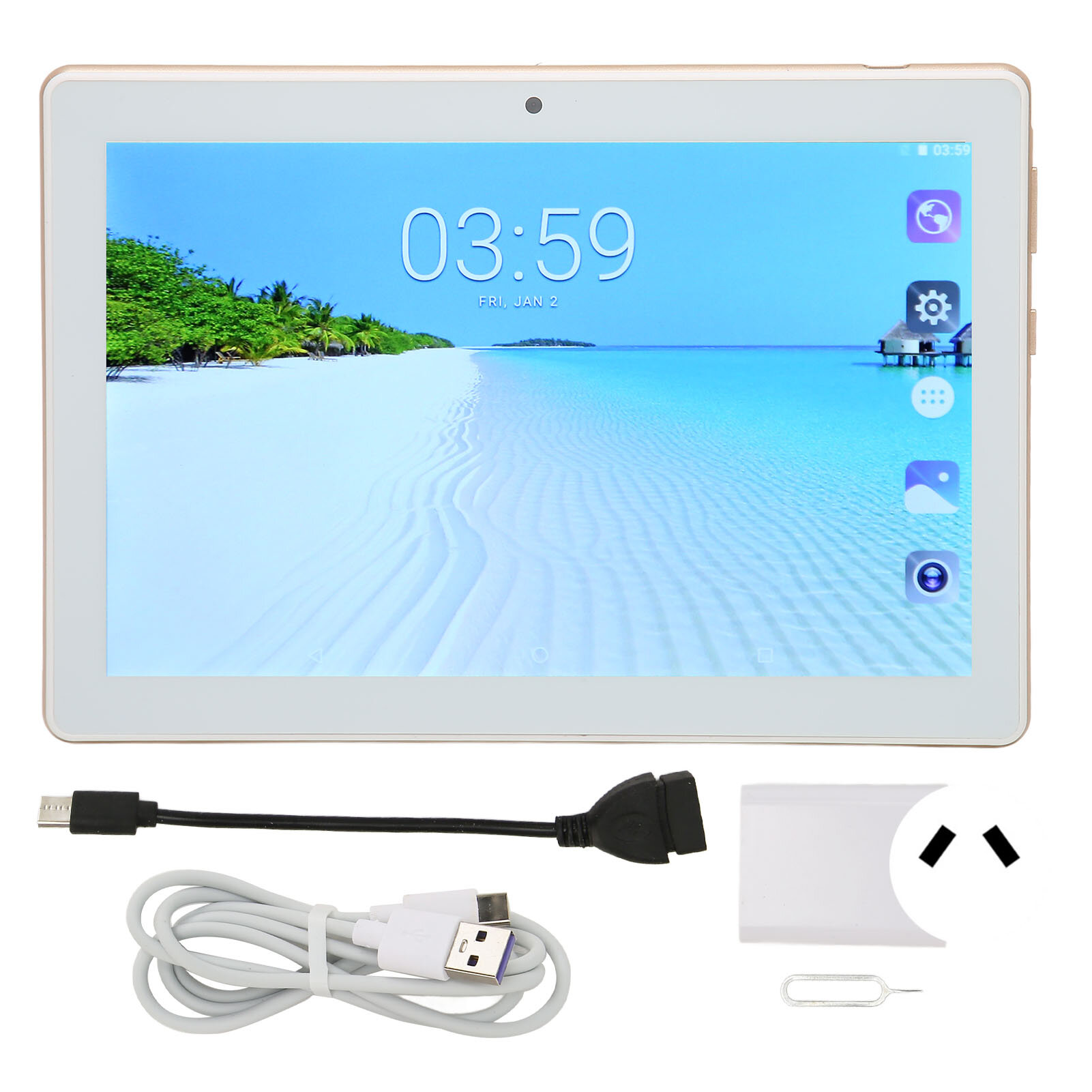 8 -дюймовый планшет 6 ГБ 128 ГБ 5G Wi -Fi 5MP Передняя 8 -мегапиксельная задняя поддержка быстрого зарядки 4G вызов планшет