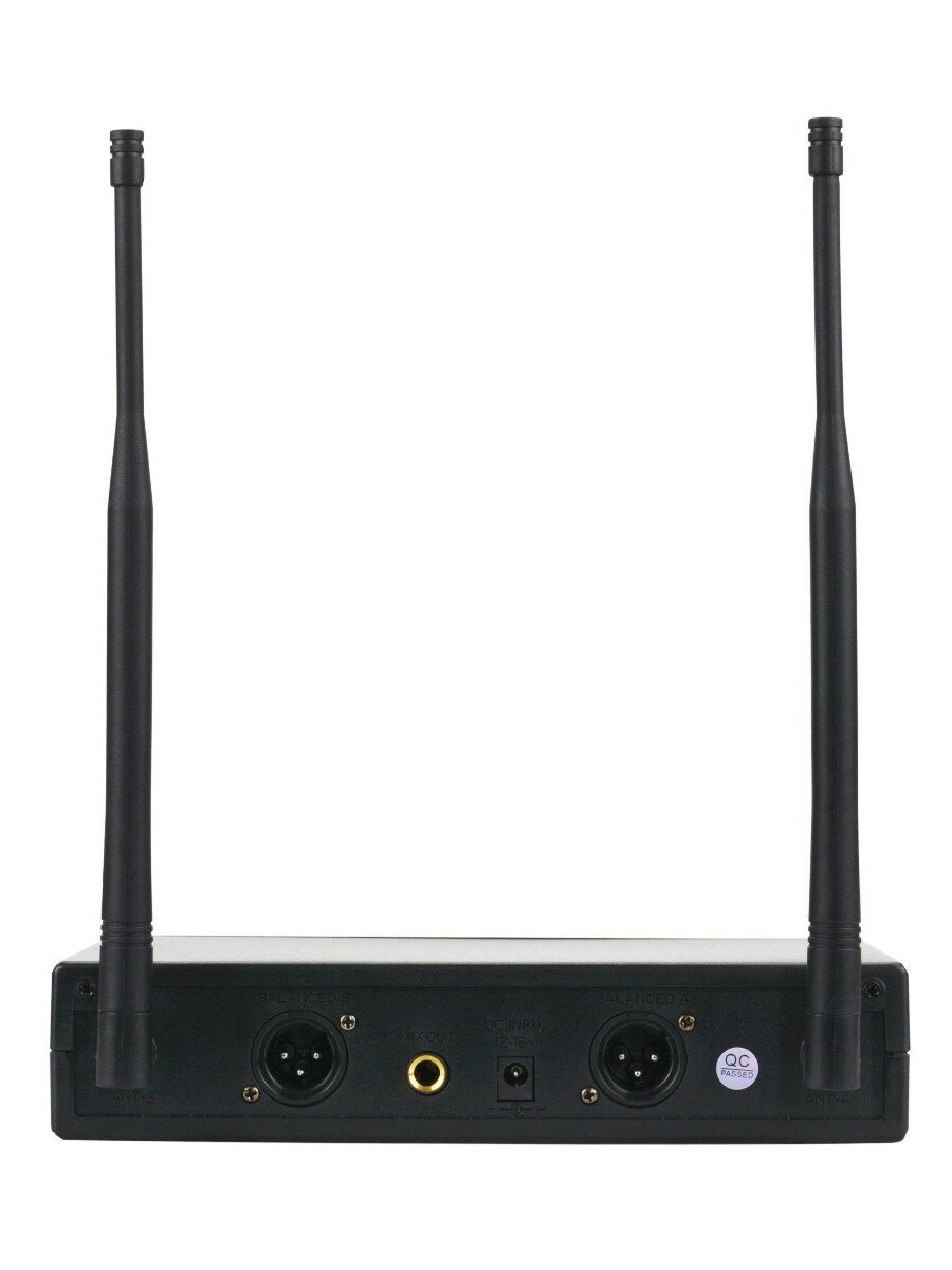 XLINE MD-272A Радиосистема двухканальная c двумя ручными передатчиками, 2 канала по 100 фикс. частот