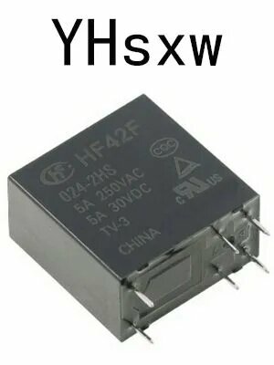 20шт HF42F-024-2HS реле DIP-6 5A