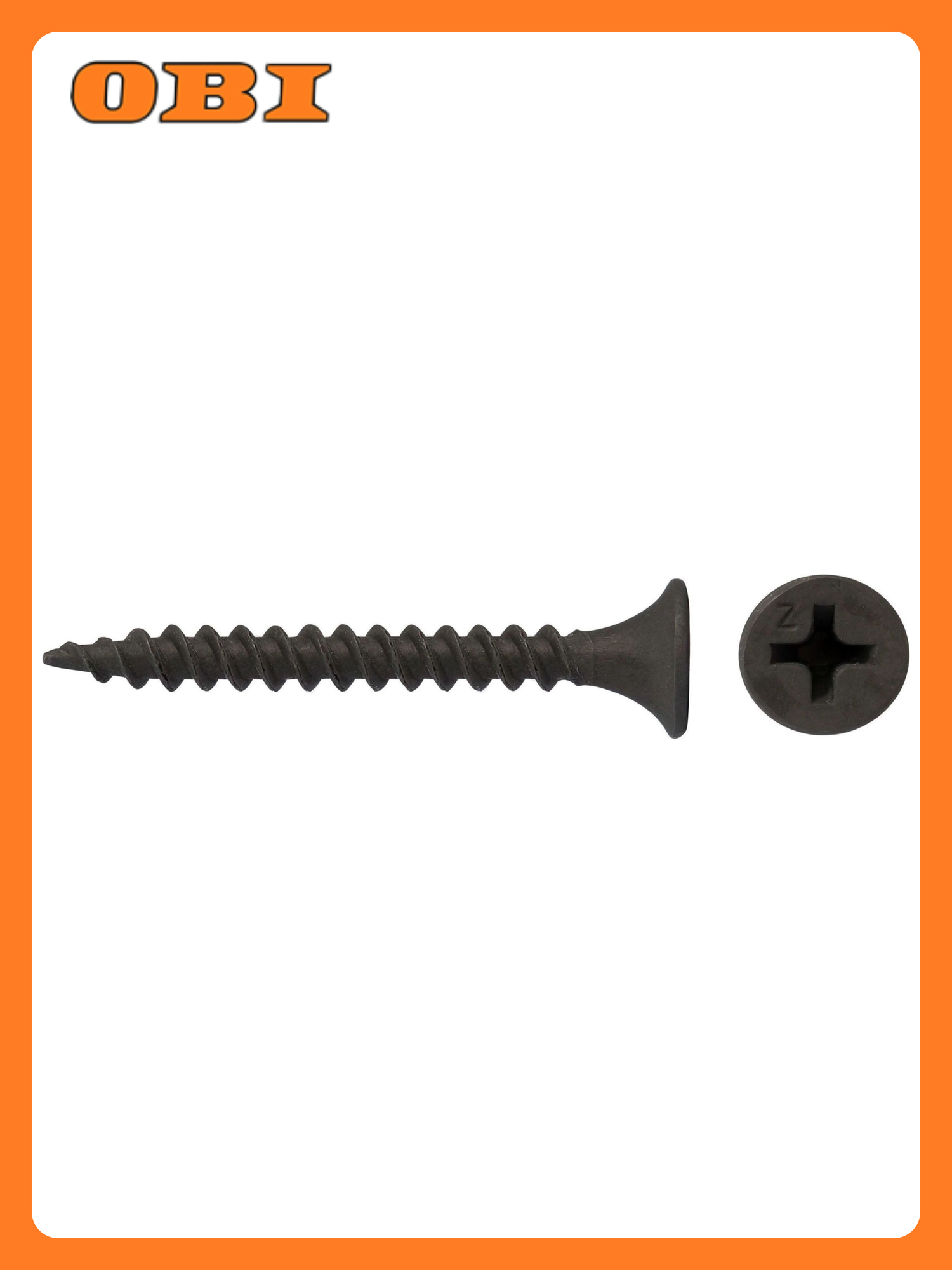 Саморезы Tech-KREP, для гипсокартона и металла, 3,5x55 мм, крестообразные, черные, 1 кг