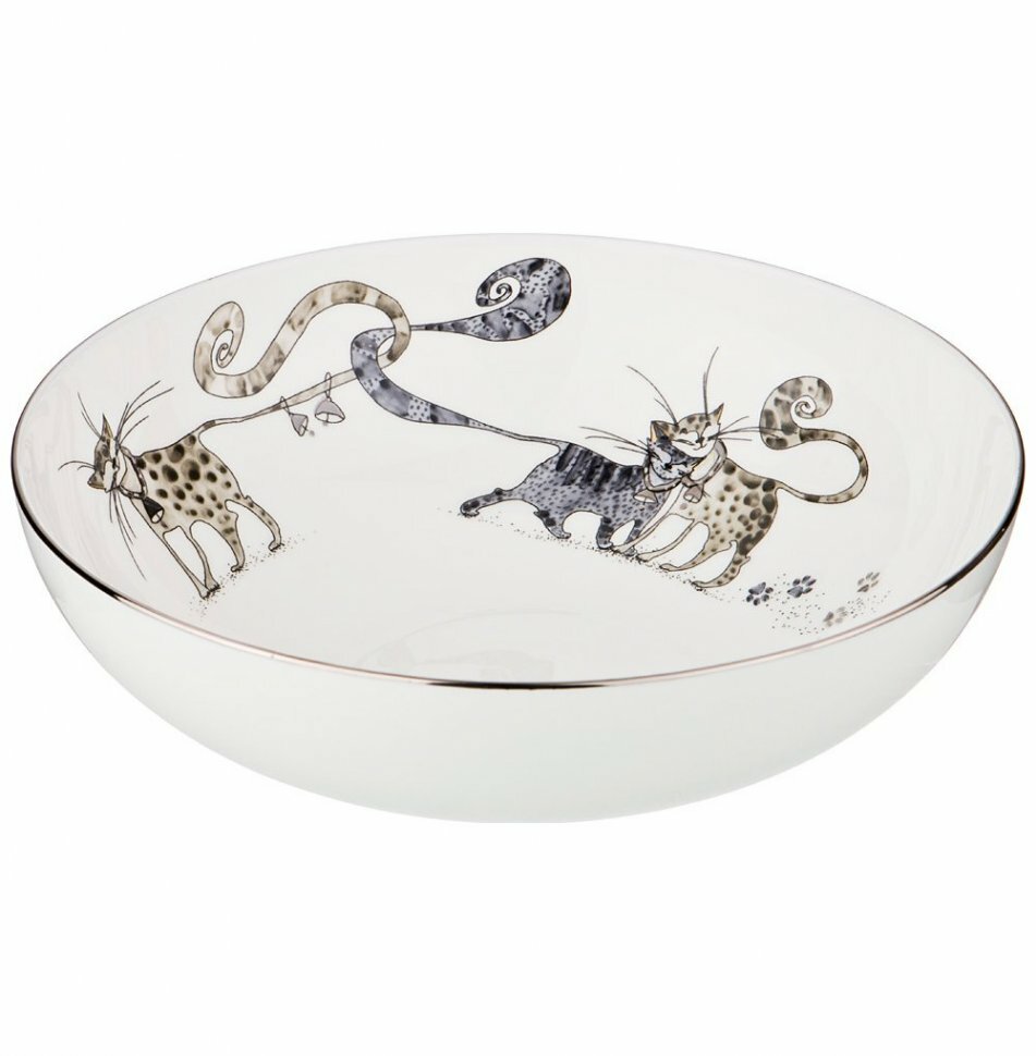Тарелка 19 см глубокая LEFARD "Котики" / 195089