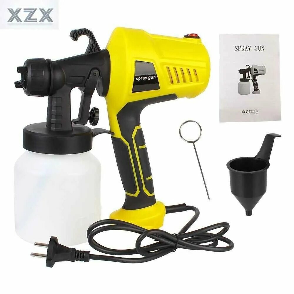 Мощный электрический краскораспылитель, полностью автоматический и портативный, для покраски стен