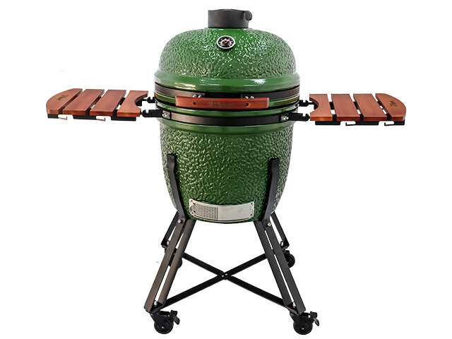 Керамический гриль-барбекю угольный, SE-21 (зеленый), 55 см / 21 дюйм, Plover