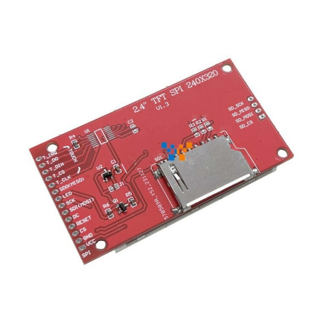 2,4-дюймовый TFT-дисплей Red board-без касания