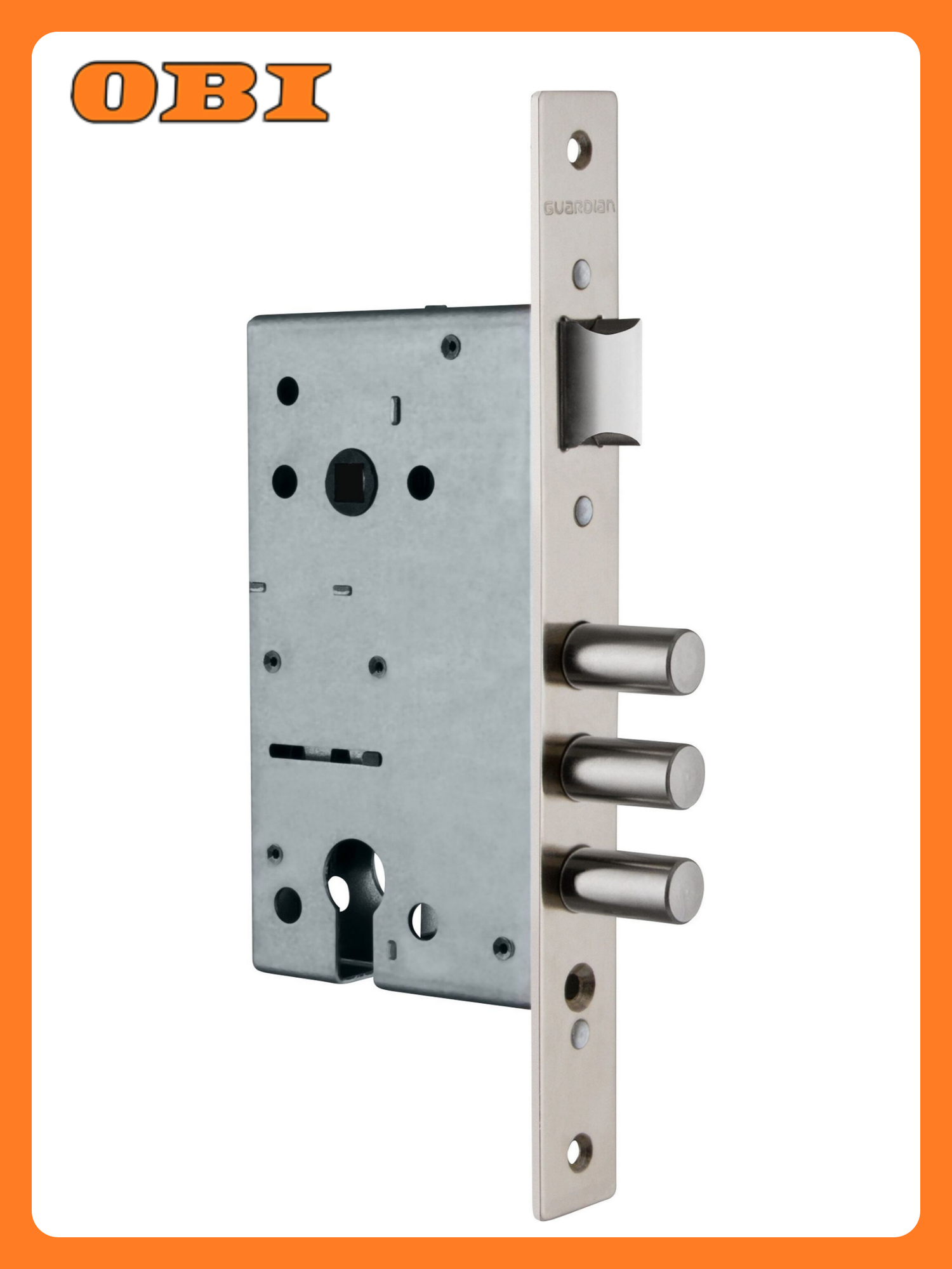 Замок Гардиан ЗВ 1211, цилиндровый, 4 класс, серебристый, сталь