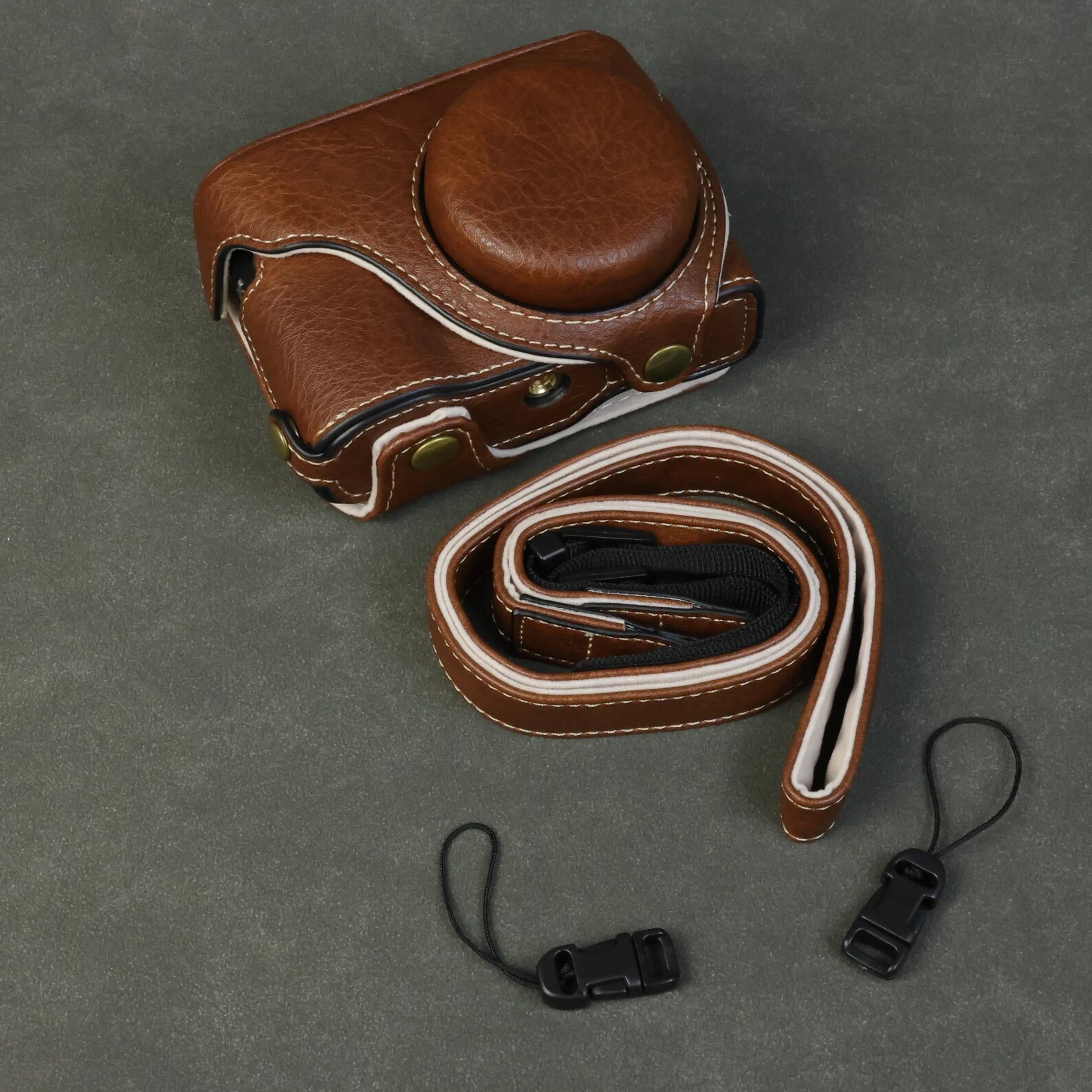 Чехол из кожи для камеры Panasonic ZS99, защитный чехол tz99 с отверстием для основания, корпус-накладка Специальный