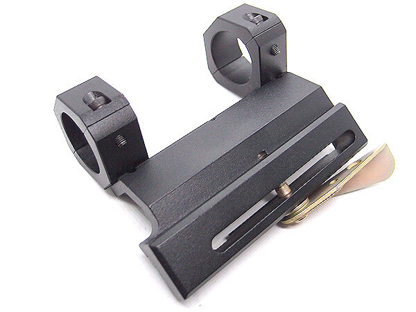 Сверхнизкопрофильный кронштейн Ленинград 30, фрезерованный дюралюминий, с кольцами 30 мм