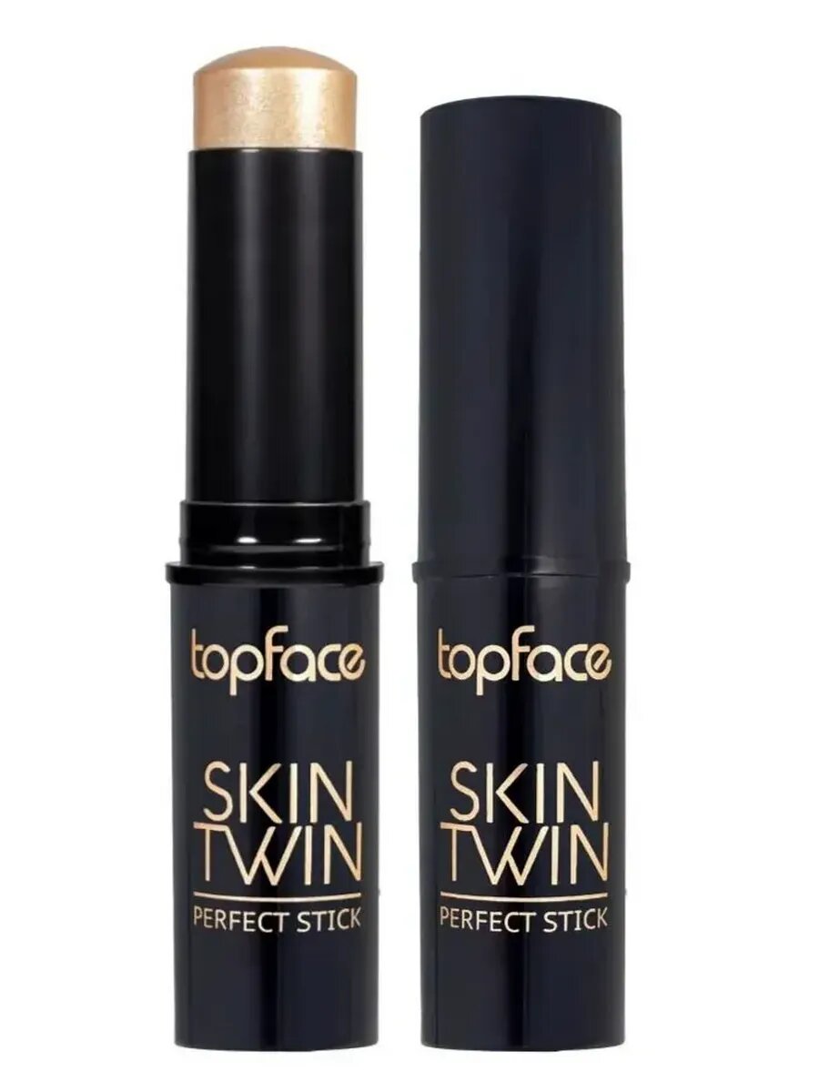Хайлайтер Topface Skin Twin Perfect Stick Highlighter, Стик-хайлайтер кремовый, 002