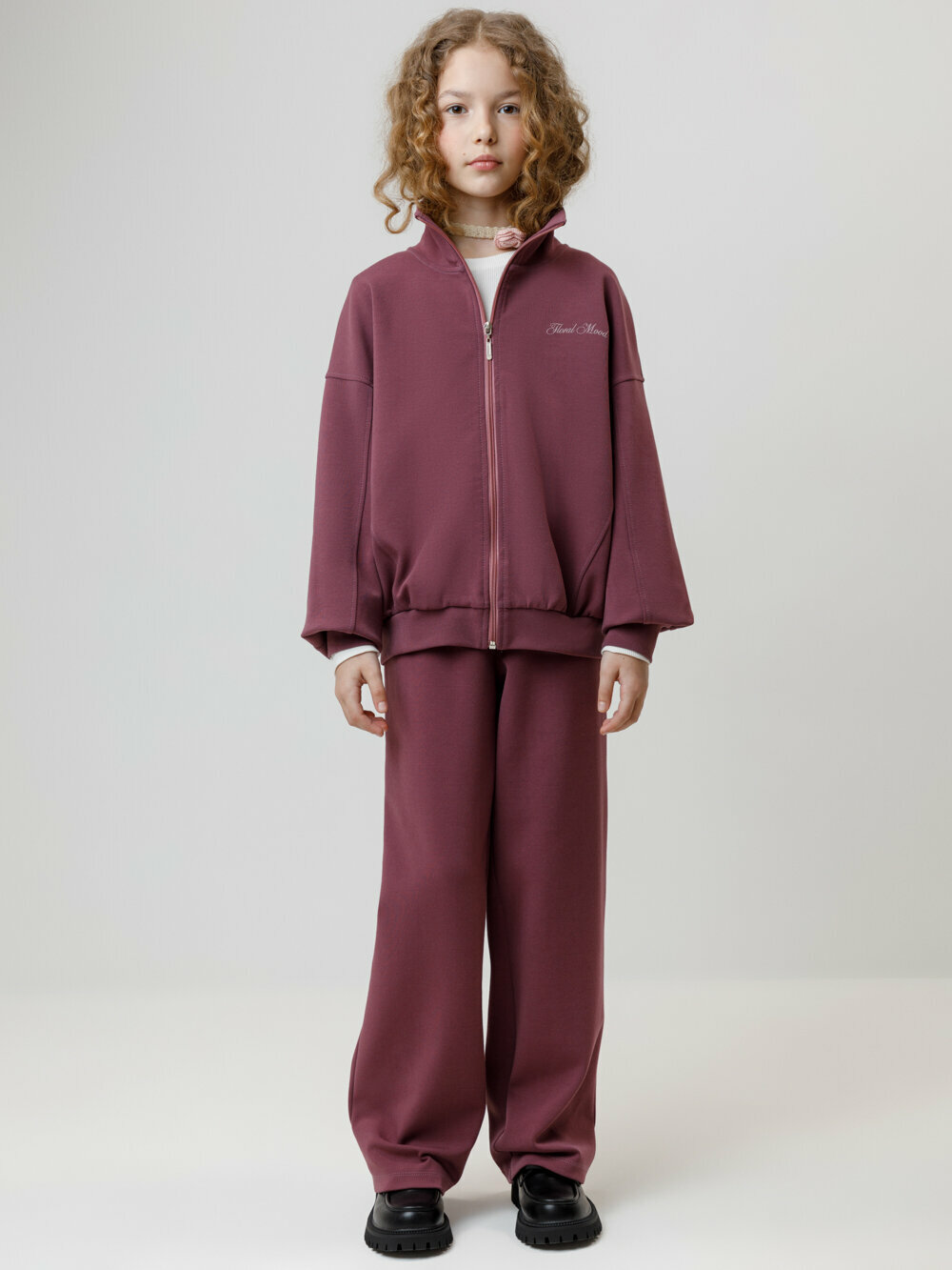 Брюки спортивные КР 400876/бордовый 1411 к653