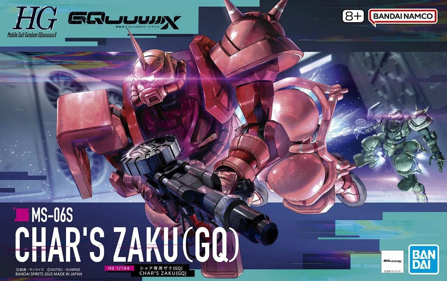 Bandai HG Gundam GQuuuuuuX, Заку Чар