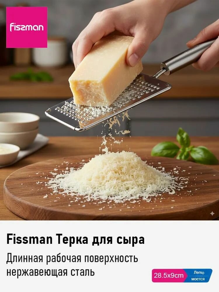 Терка ручная для овощей для чеснока, для сыра, для цедры, из нержавеющей стали с ручкой, тёрка, 1 шт.