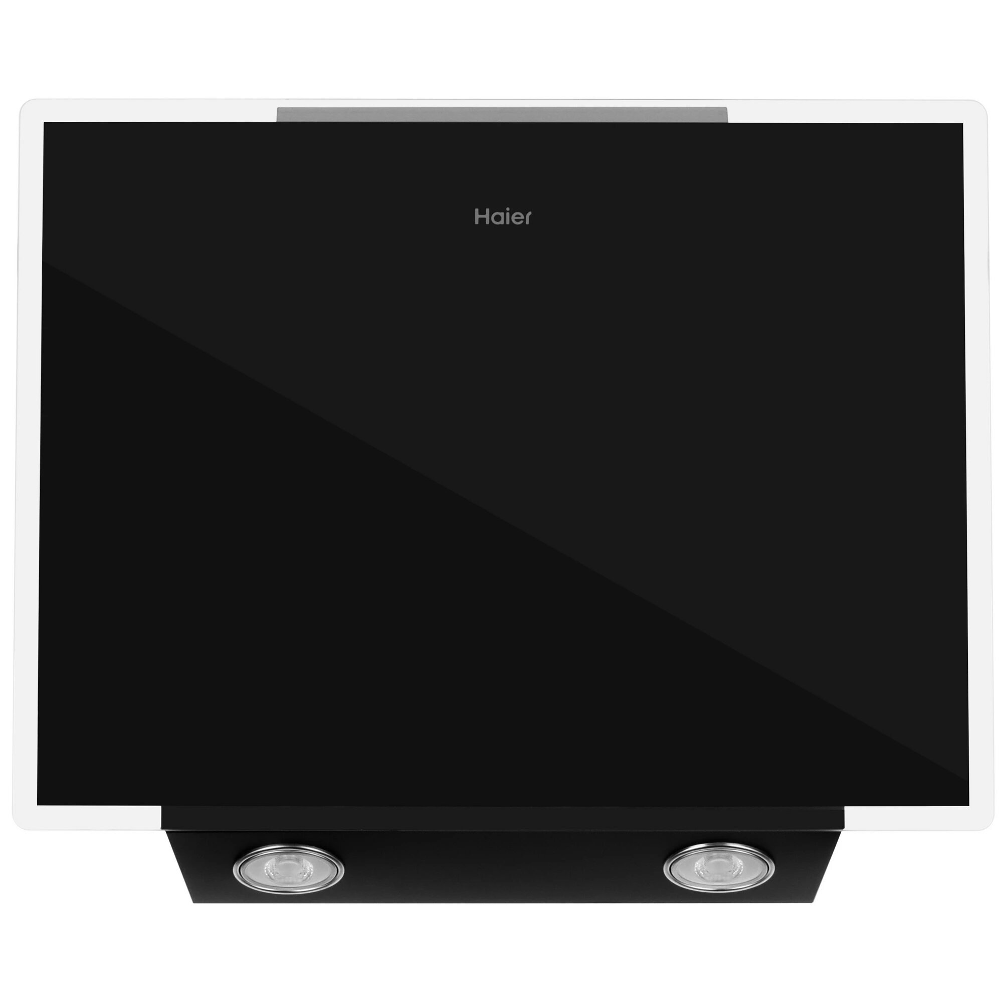 Наклонная вытяжка Haier HVX-W662GBT, цвет черный, максимальная производительность 600 куб м/час