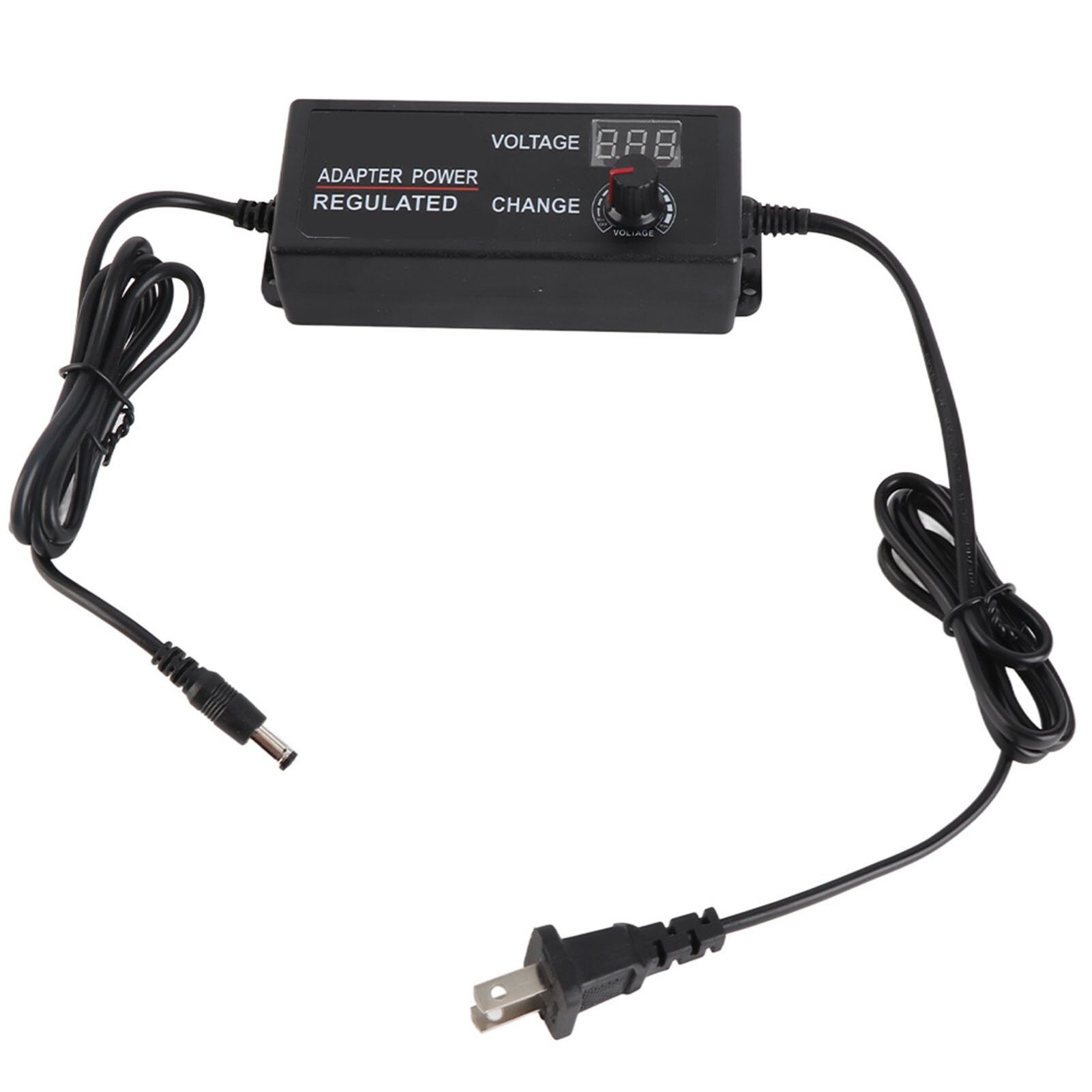 Адаптер питания постоянного тока 2,5 А 72 Вт, регулируемое напряжение 9–24 В, дисплей напряжения, регулятор скорости.