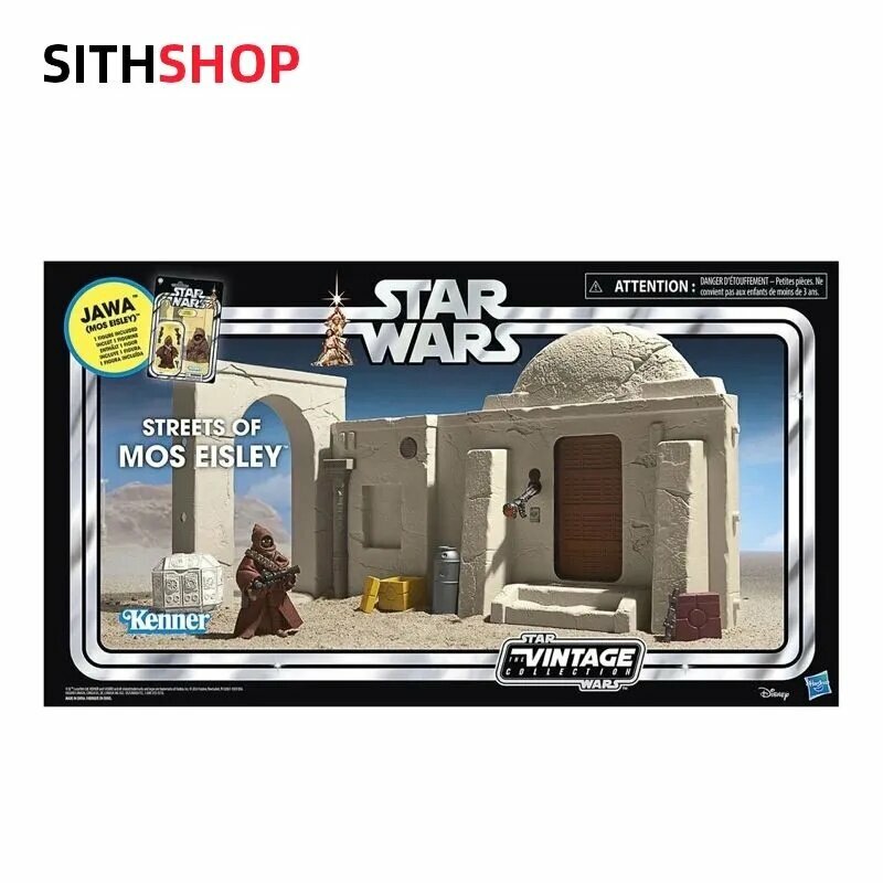 Фигурка Hasbro Star Wars Vintage Collection Streets of Mos Eisley Playset with Jawa 3.75 Inch Action Figure