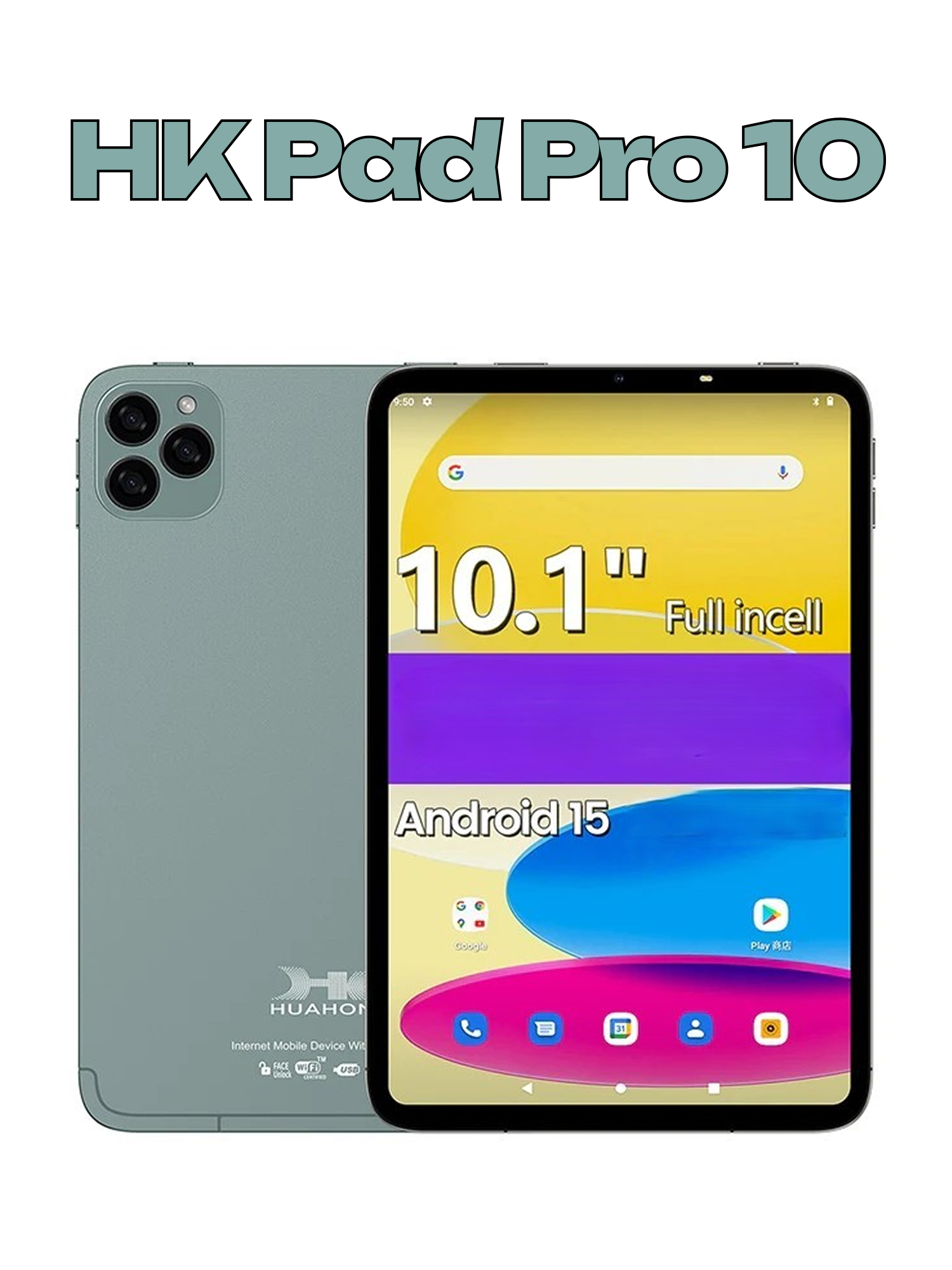Планшет HK Pad Pro 10, 10.1', 4000mAh / Планшет Android 12, 4GB/32GB