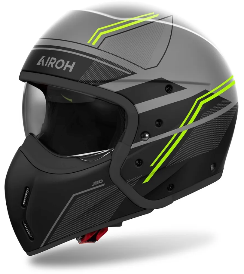 Шлем Airoh J110 SLIM Yellow Matt S (матовый)