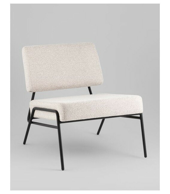 Кресло Терес шенилл серо-бежевый