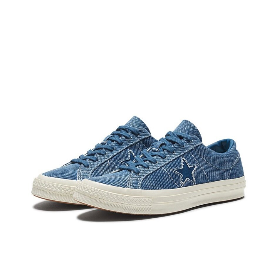 Кроссовки Converse One Star, размер EU 37.5 стопа (23.5CM), синий — фото 1