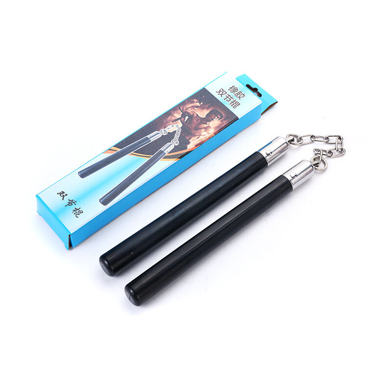 Резиновые нунчаки, нунчаки для взрослых, детские игрушки, снаряжение для боевых искусств, эластичные нунчаки.