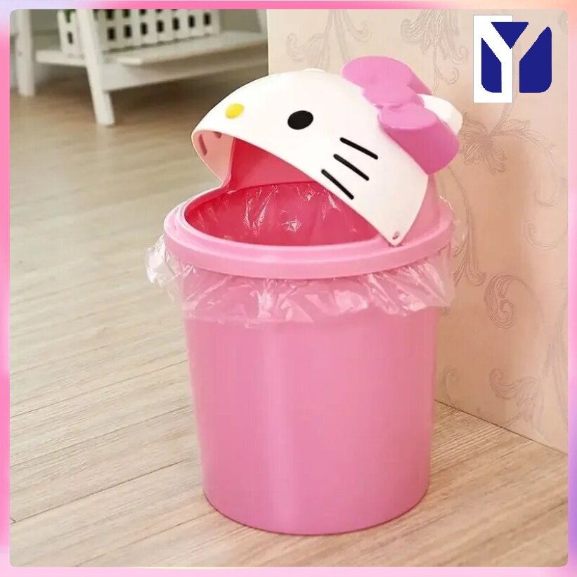 Розовое ведро MINISO Hello Kitty на 8 литров эксклюзивное