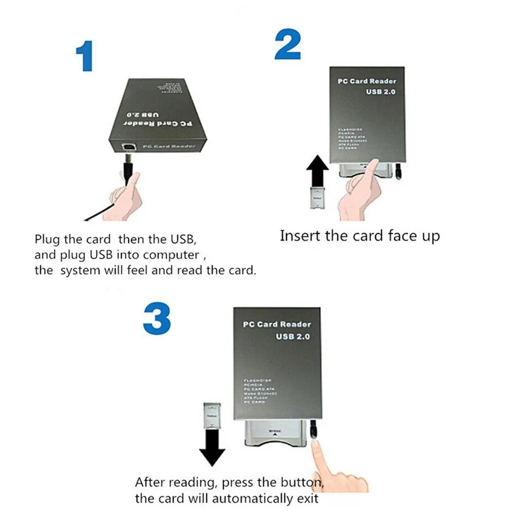 Устройство Чтения Карт USB2.0 PCMCIA ATA PC