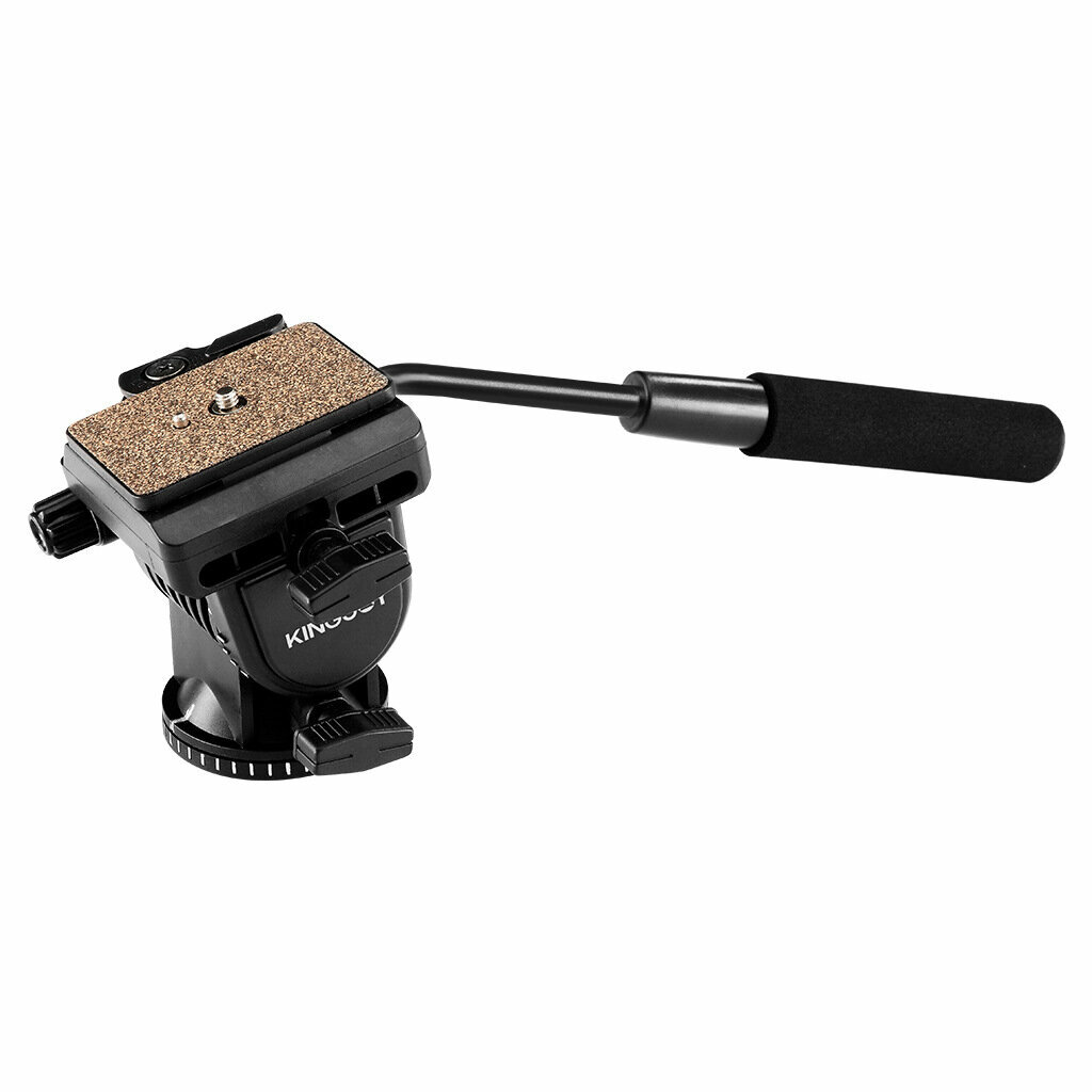 Фотографический гимбал Jinjie VT-1510, штатив с гидравлическим демпфированием, ручка для DSLR камеры, панорамный гимбал