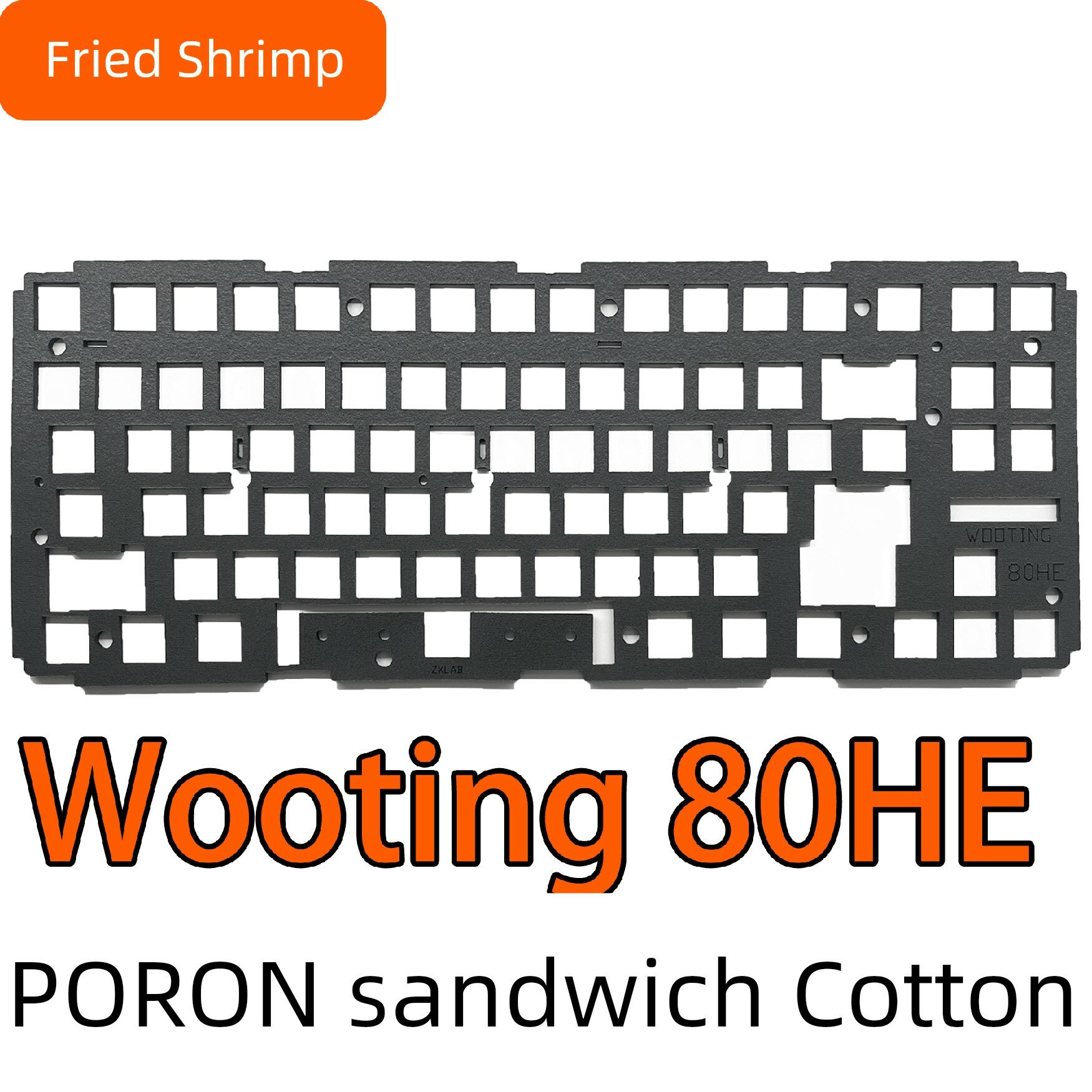 Клавиатура Wooting 80HE, модифицированная под GT80, с алюминиевым корпусом, магнитными переключателями, звуковым