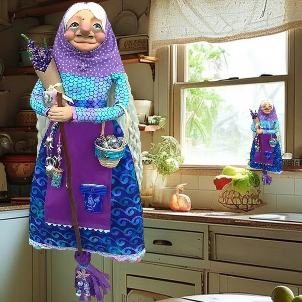 Уникальная кукла-колдунья: Искусство и магия