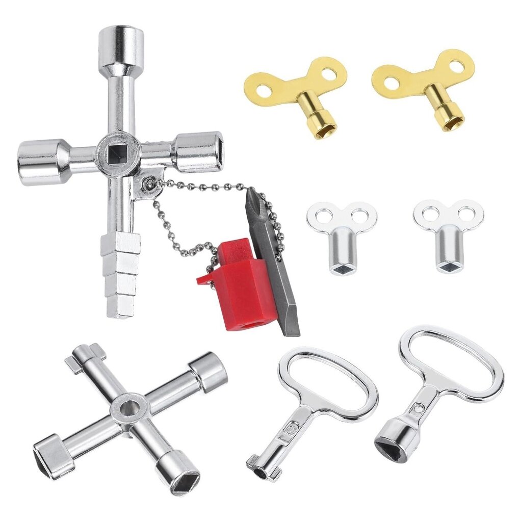 8 шт. Универсальный ключ для радиаторов и кранов прочный