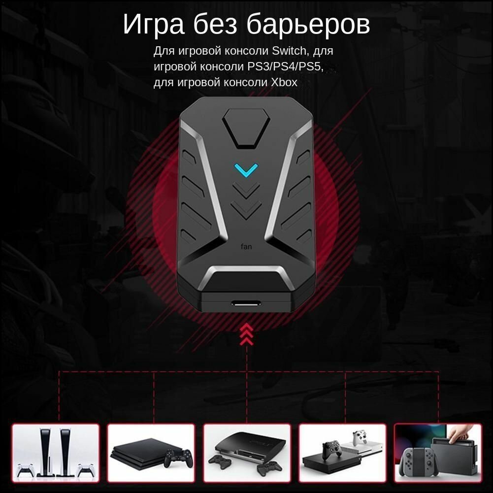 Эксклюзивный комбонабор для PS5 и PS4: проводная механическая клавиатура с RGBосвещением и совместимая мышь