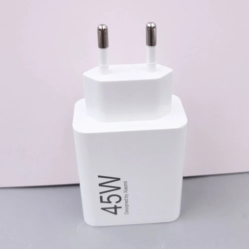 Оригинальное зарядное устройство Xiaomi 45 Вт, настенный адаптер питания EU Turbo Charge 1/1,5/2 M 6A, кабель типа C для Redmi Note 14 Pro 14S 13 POCO X5 M6 Only EU charger