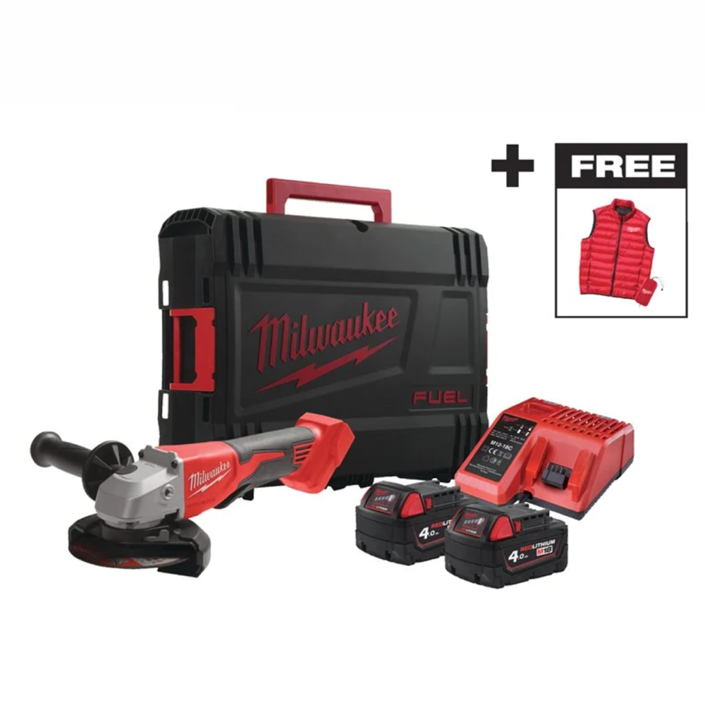 Аккумуляторная угловая шлифмашина Milwaukee M18 BLSAG125XPDMC-402X 4933499460