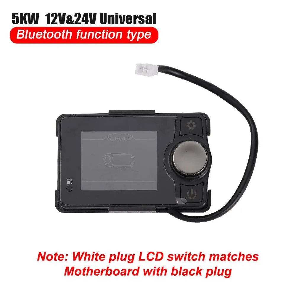 12/24В Контроллер дизельного стояночного отопителя с ЖК-экраном. / для Автономный воздушный отопитель салона авто. (переключатель-панель управления-пульт дистанционного управления)