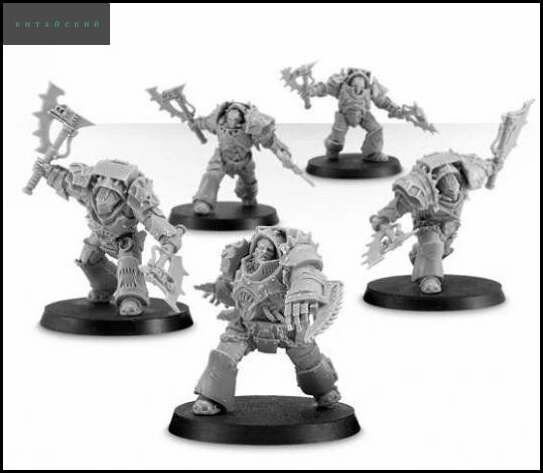 Смола Warhammer 40000 Miniature World Eaters Red Butchers Squad Miniatures DND Фигурка для настольной игры