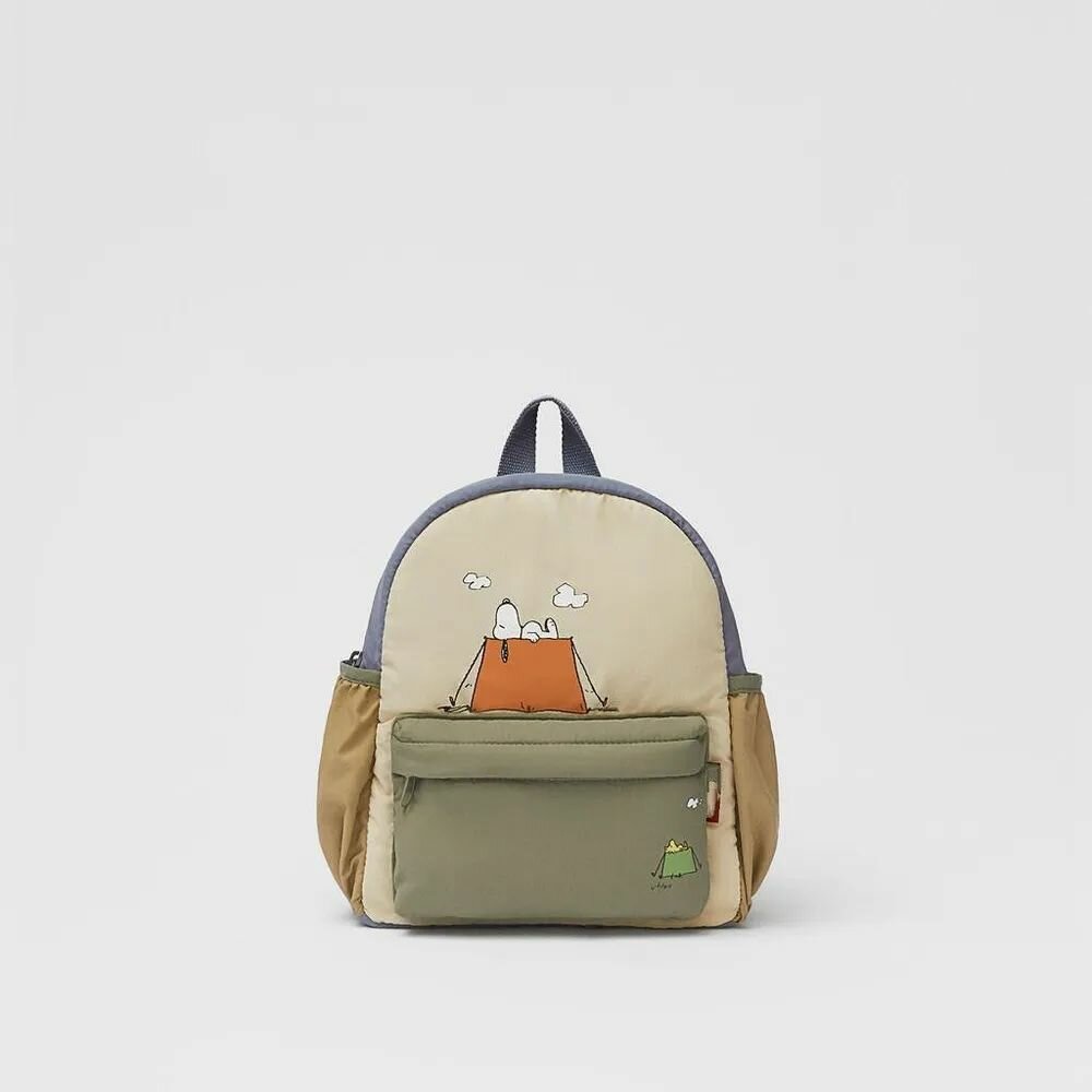 Рюкзак Zara "Snoopy", полиэстер, для девочек и мальчиков, 27 см x 22 см