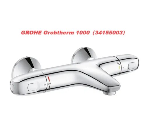 Термостатический смеситель для ванны GROHE Grohtherm 1000 New, хром (34155003)