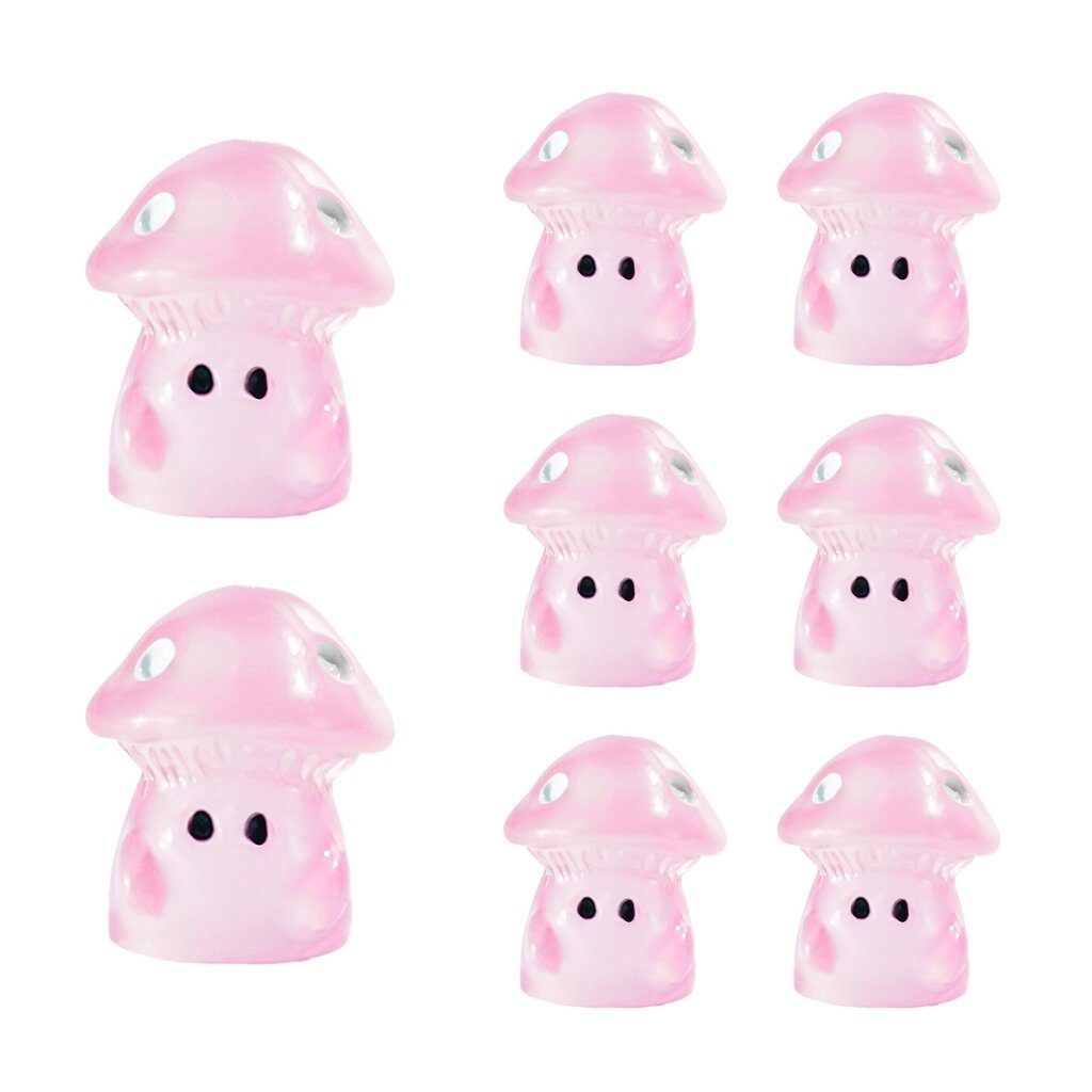 100 светящихся миниатюрных грибов для декора сада и террариумов