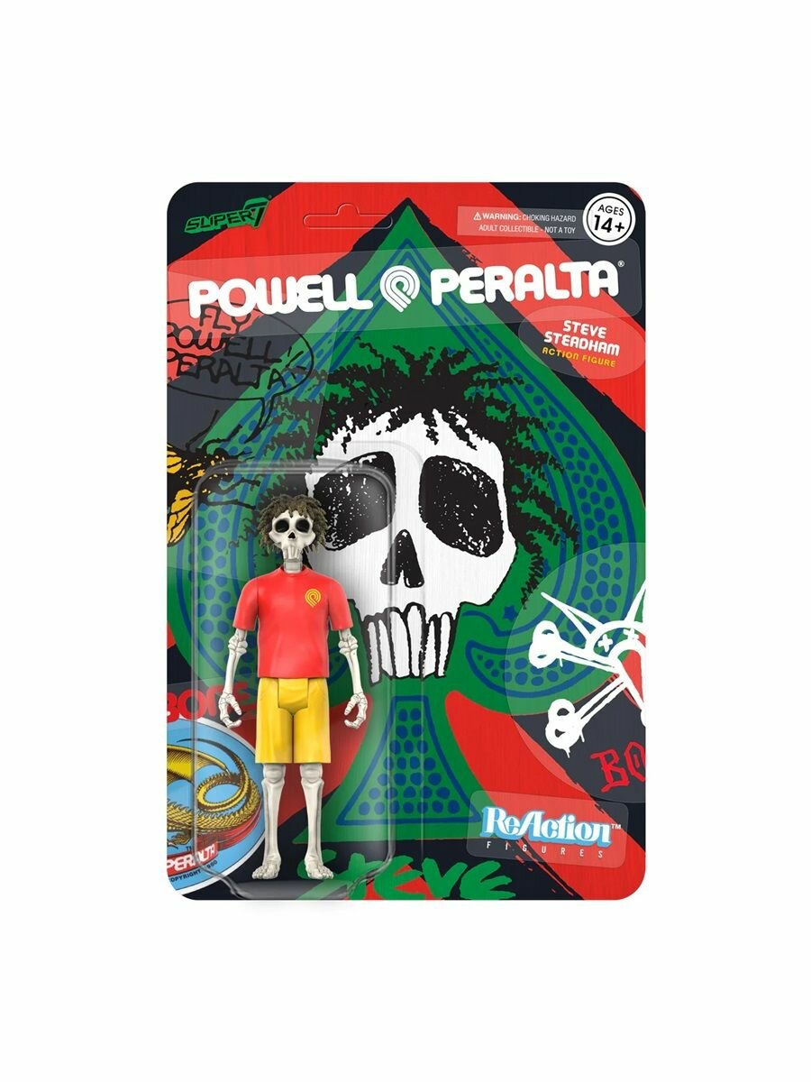 Фигурки Super7 Powell-Peralta Series Action Figure Lance Mountain (Lava Rock)(3.75inches)